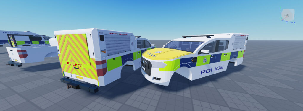 BTP emergency response unit 4×4 car – Clearly Development