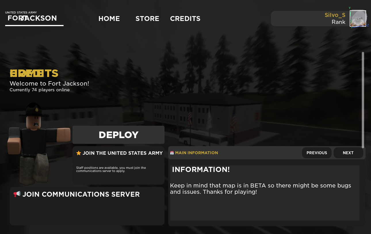 Fort Jackson Map – SCRIPTED AND BUILDED – Clearly Development