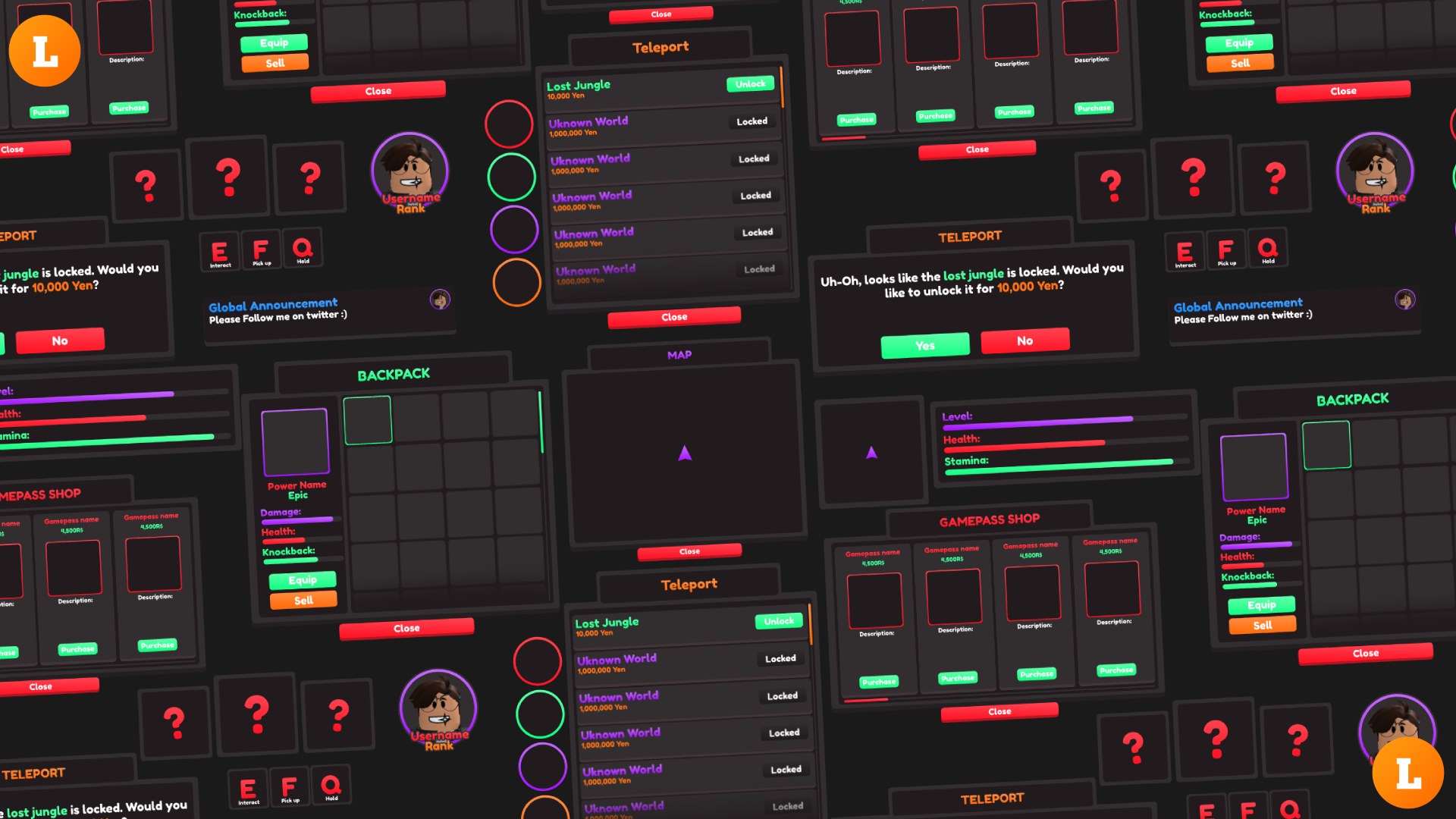 Dark Neon UI – Clearly Development