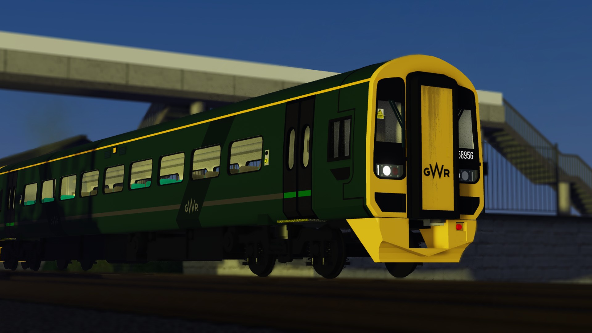 British Rail Class 158 ‘Sprinter’ Train – Clearly Development