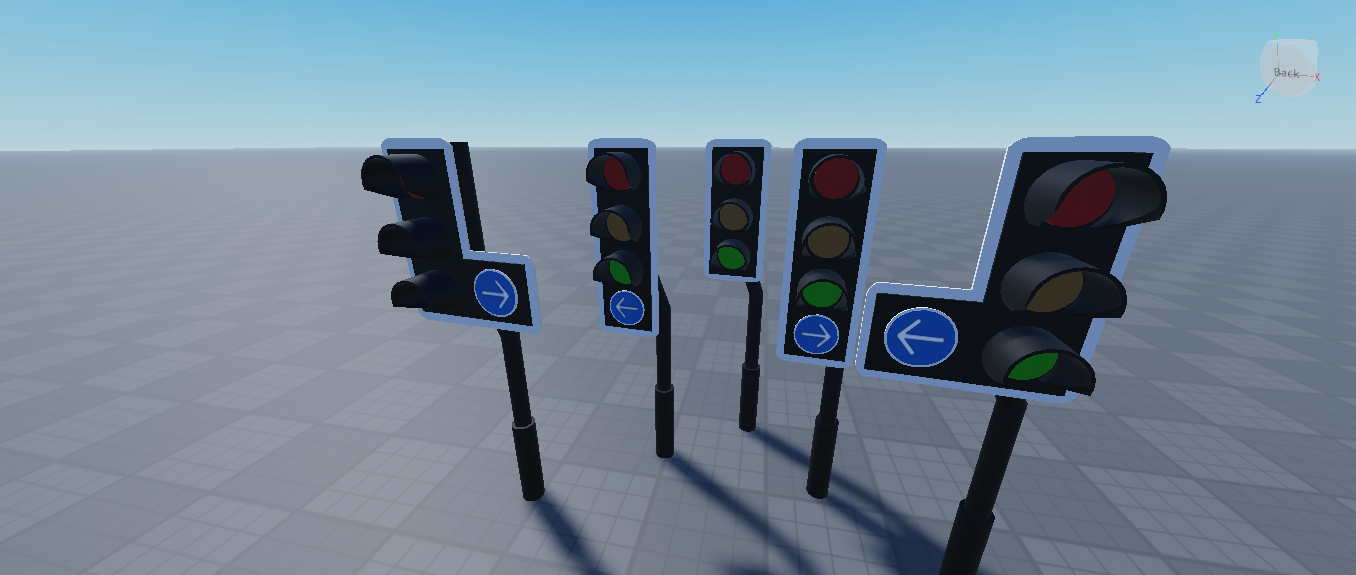 UK Style Traffic Lights Set -SCRIPTED- – Clearly Development