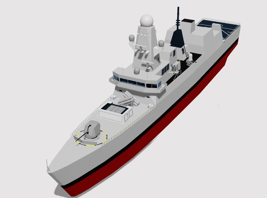 Type 45 Destroyer – Clearly Development