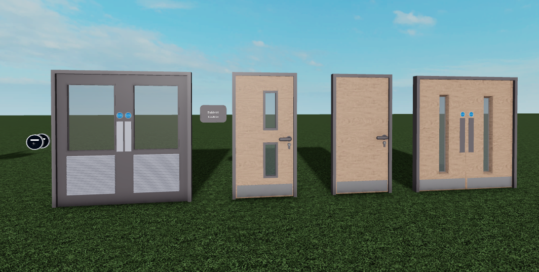 Functioning Door Pack With Working Keys (school supplies) – Clearly Development