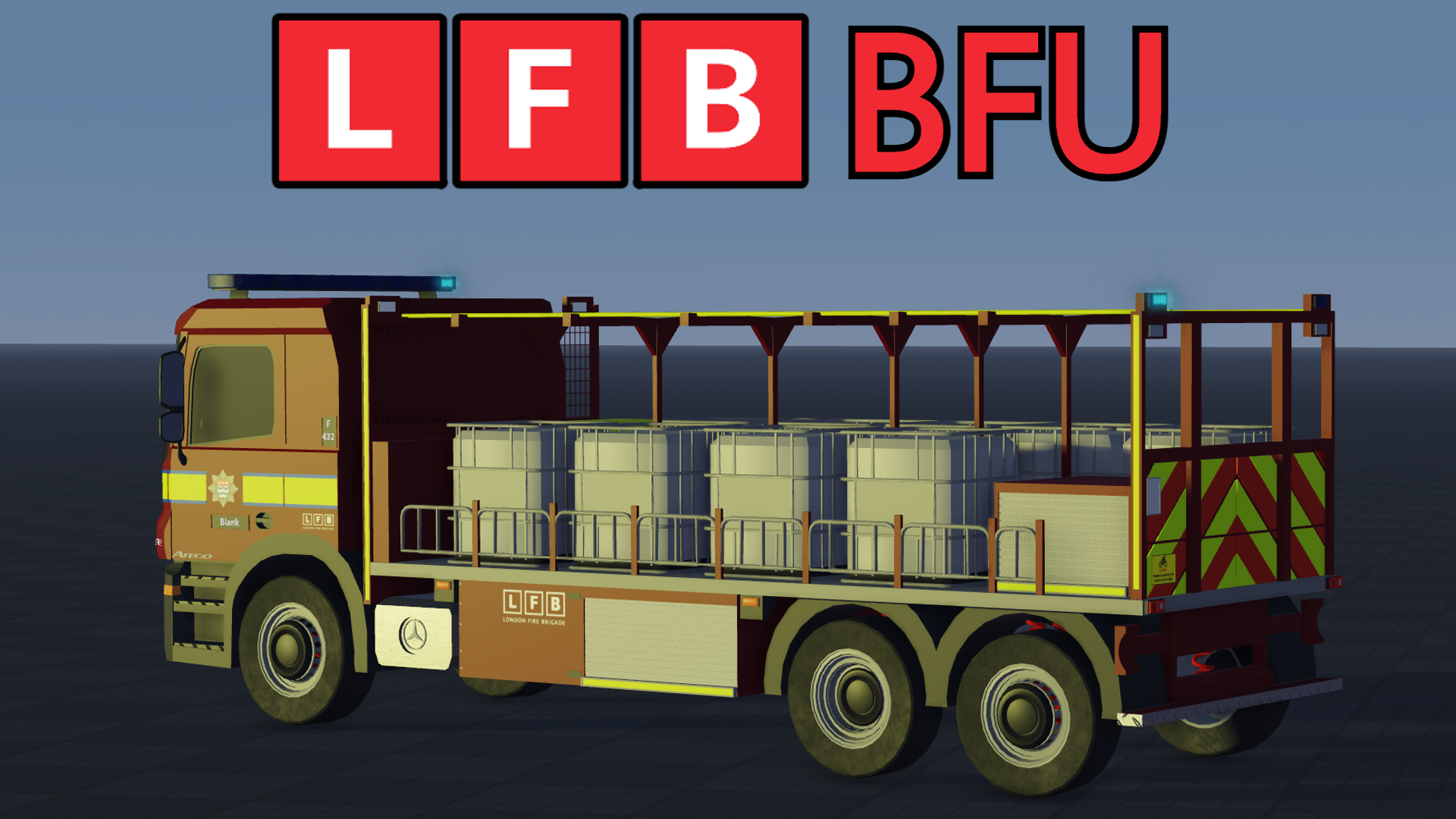 LFB Mercedes-Benz Atego Bulk Foam Unit (BFU) – Clearly Development