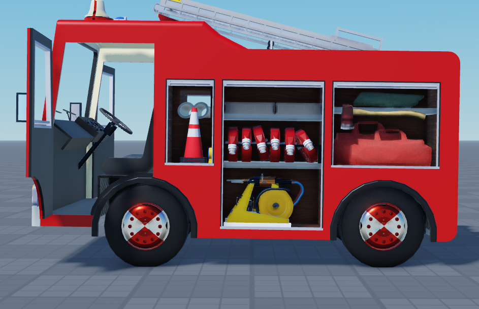1980s TV Fire engine – Clearly Development