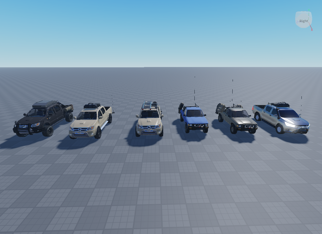 Old-Style Vehicles Pack of 6 – Clearly Development