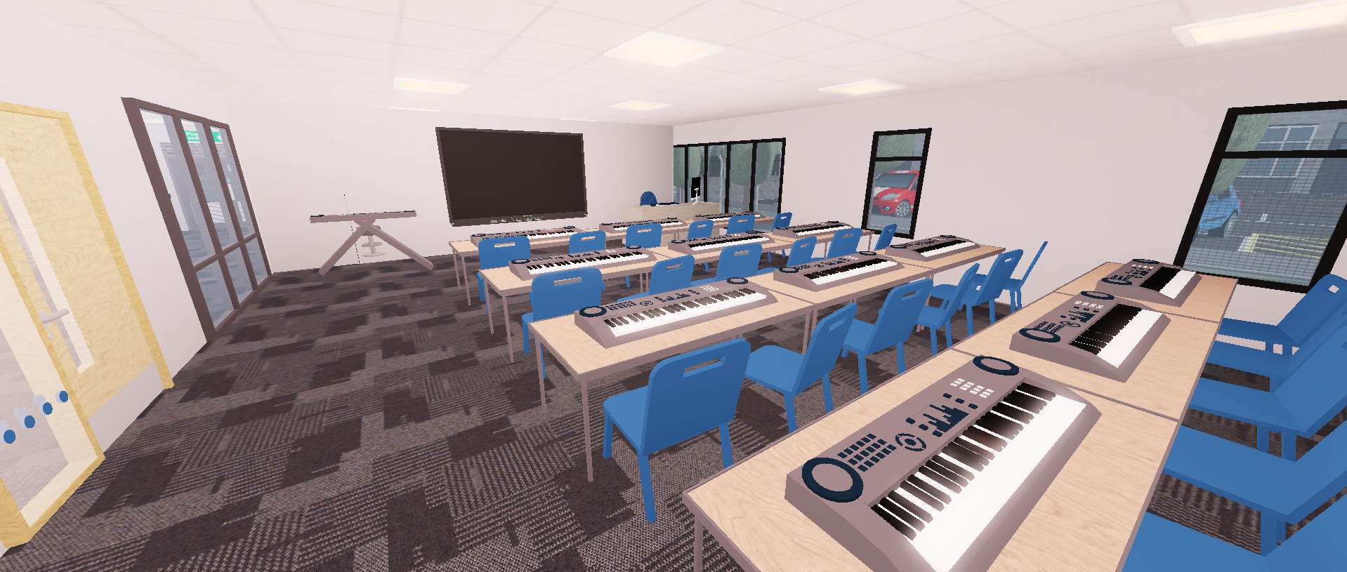 Roblox School Campus [Interior and Exterior] – Clearly Development
