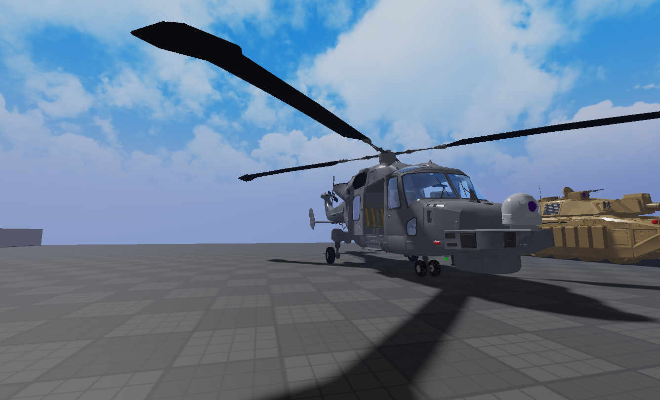 Very High Quality Military Helicoper and Tank – Clearly Development