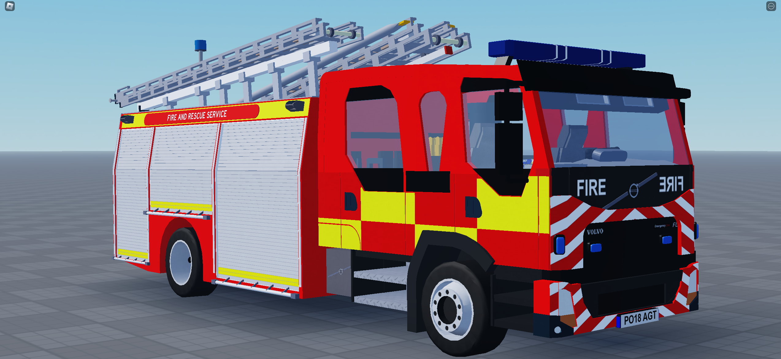 Volvo FL UK Fire Engine With Opening Lockers – Clearly Development