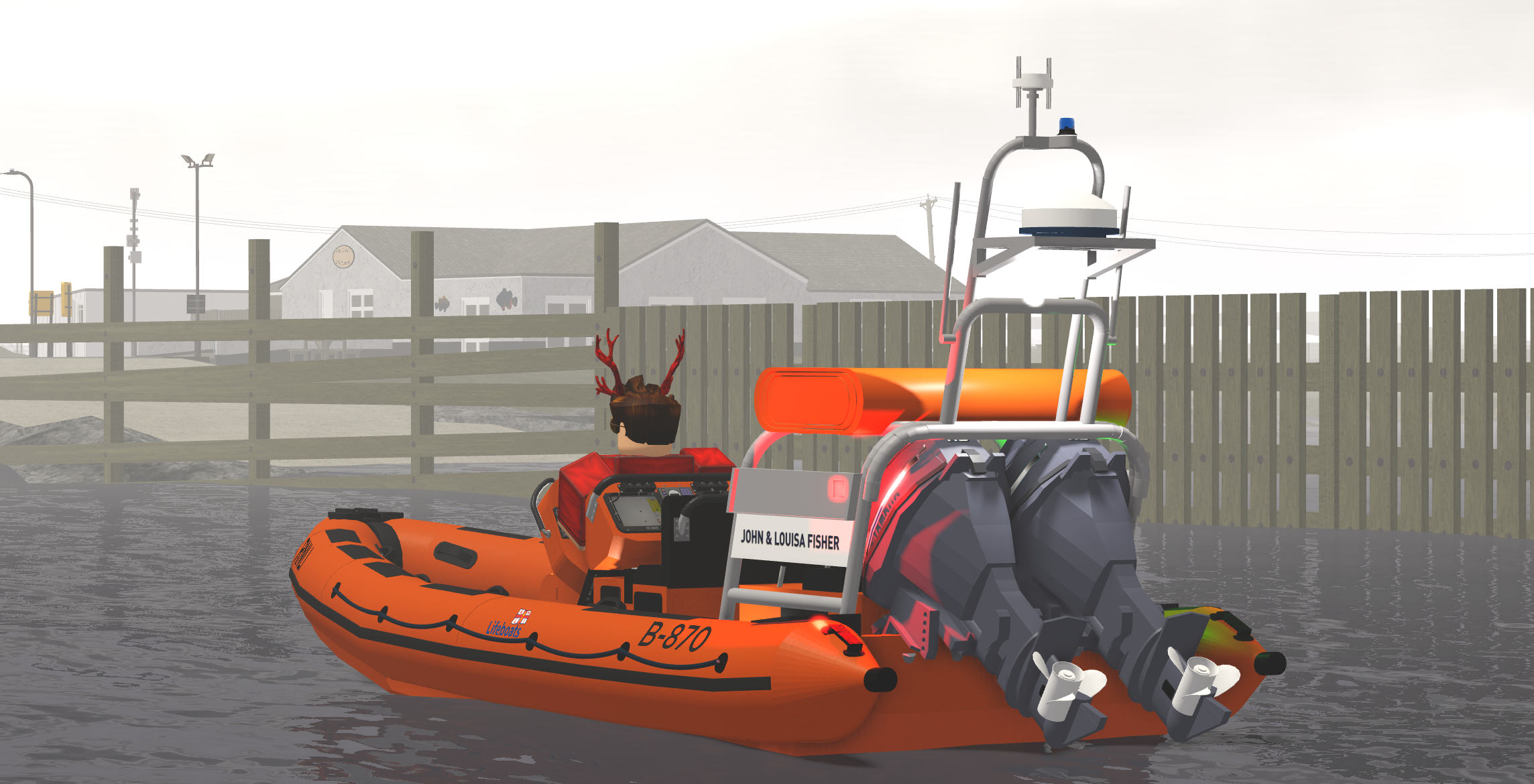 RNLI ATLANTIC 85 B CLASS LIFEBOAT (FULLY WORKING SCRIPTED PANELS & BOATKIT) – Clearly Development