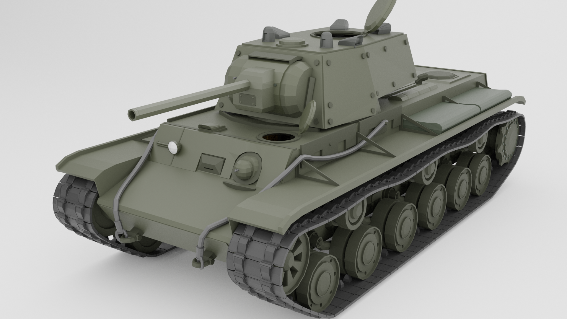 detailed KV1 tank with interior – Clearly Development