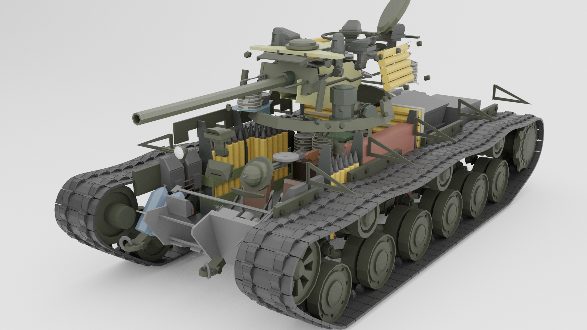 detailed KV1 tank with interior – Clearly Development
