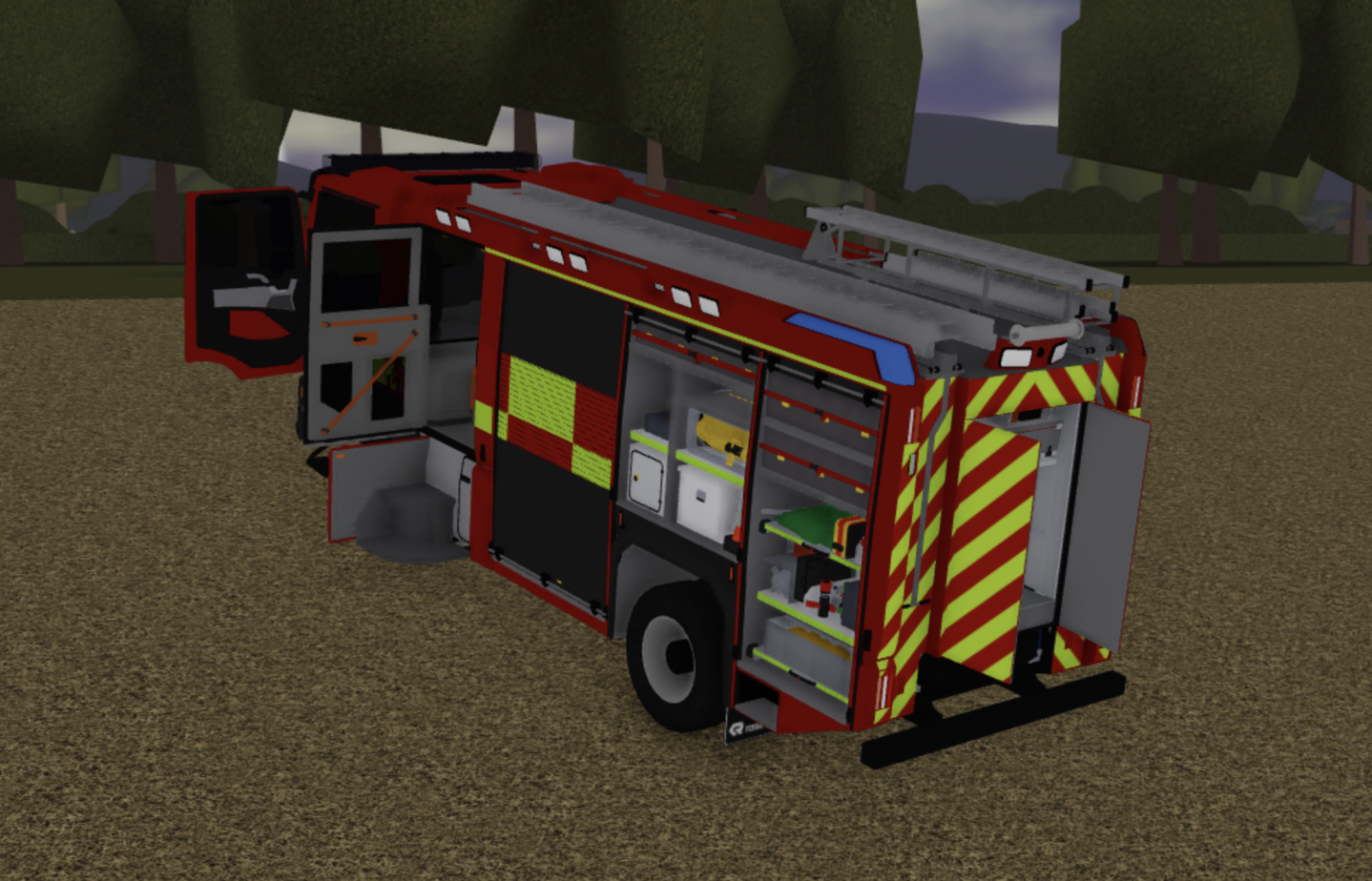 Rural UK Fire engine 4×4 – Clearly Development