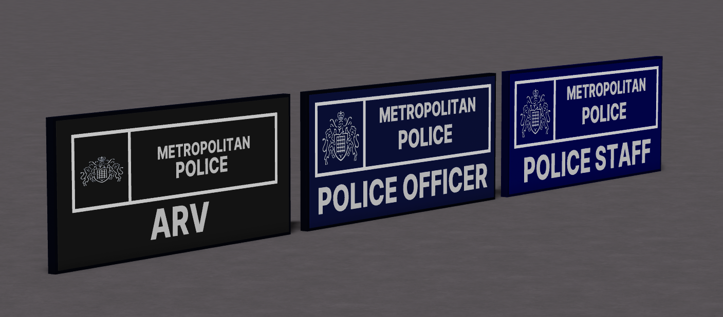 UK Met Police Patches – Clearly Development