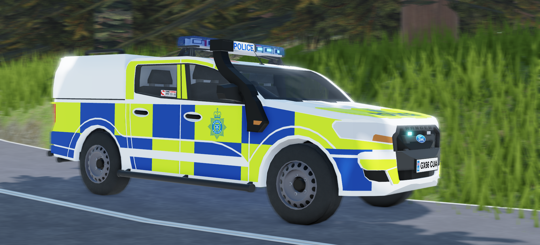 Sussex Police Ford Ranger – Clearly Development