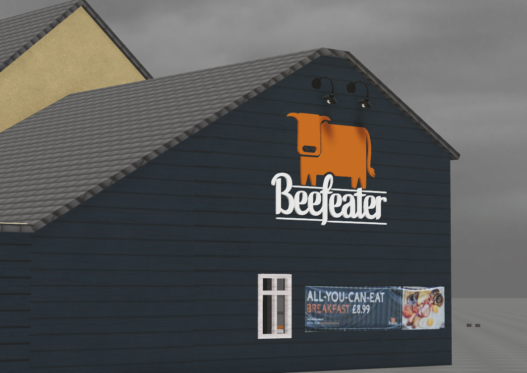 Beefeater Restaurant (Corey’s Mill) – Exterior & 10% Complete Interior ...