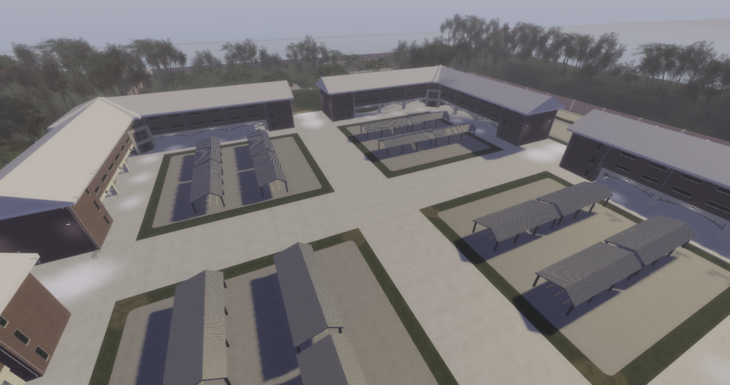 US Military Lackland Airforce Base with border map – Clearly Development