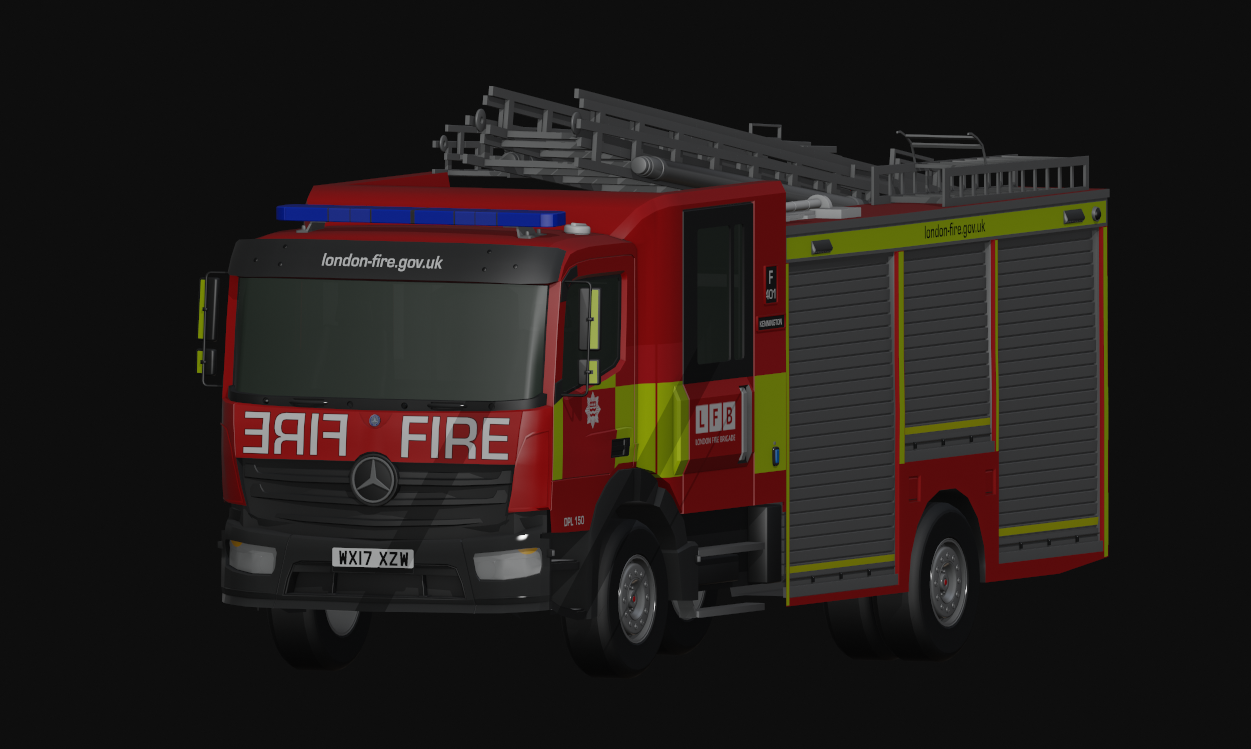 UK London Roleplay Firetruck London Fire brigade – Clearly Development