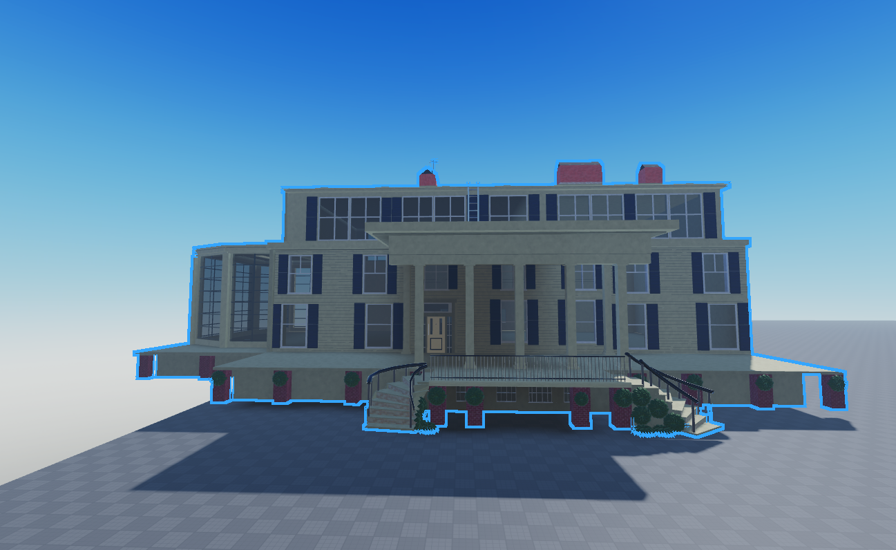 Roblox Mansion (High Poly) Made By N3mr – Clearly Development