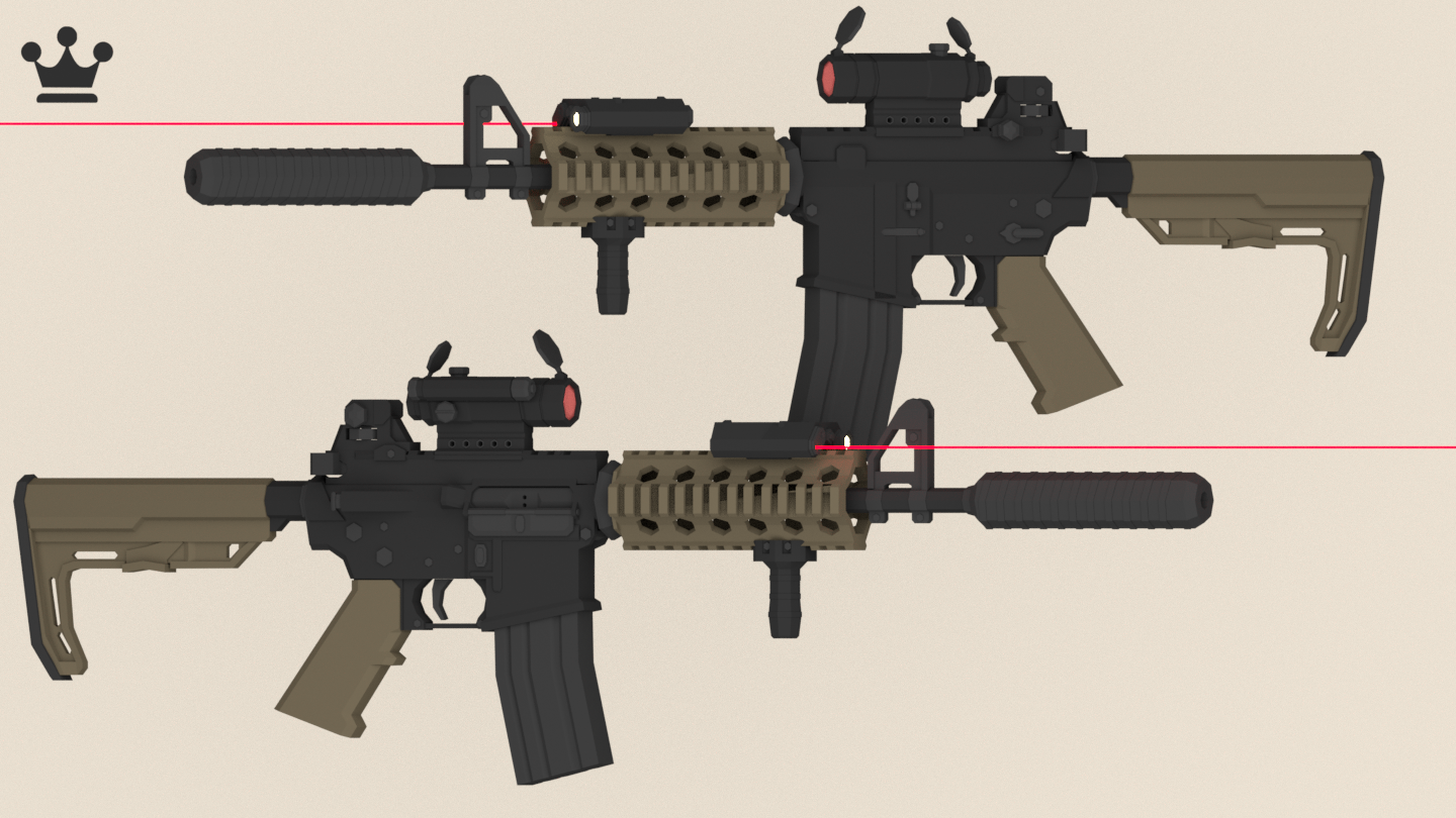 *HUGE SALE* Rasking’s Complete M4 Low Poly Pack – Clearly Development