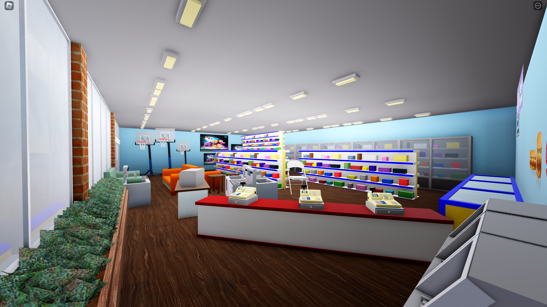 SHOP BUNDLE WITH INTERIOR – SUPERMARKET, BANK, CLOTHES STORE, TAKEAWAY ...