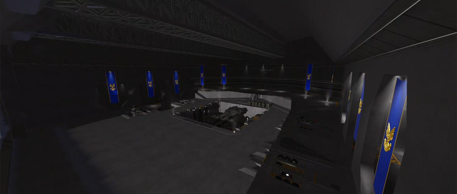 UNSC Space Station, High quality training map. – Clearly Development