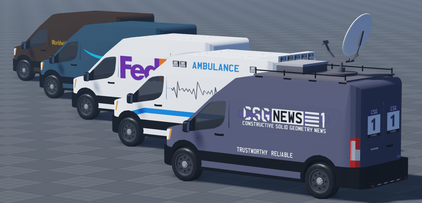 CSG Ford Transit Pack – Clearly Development