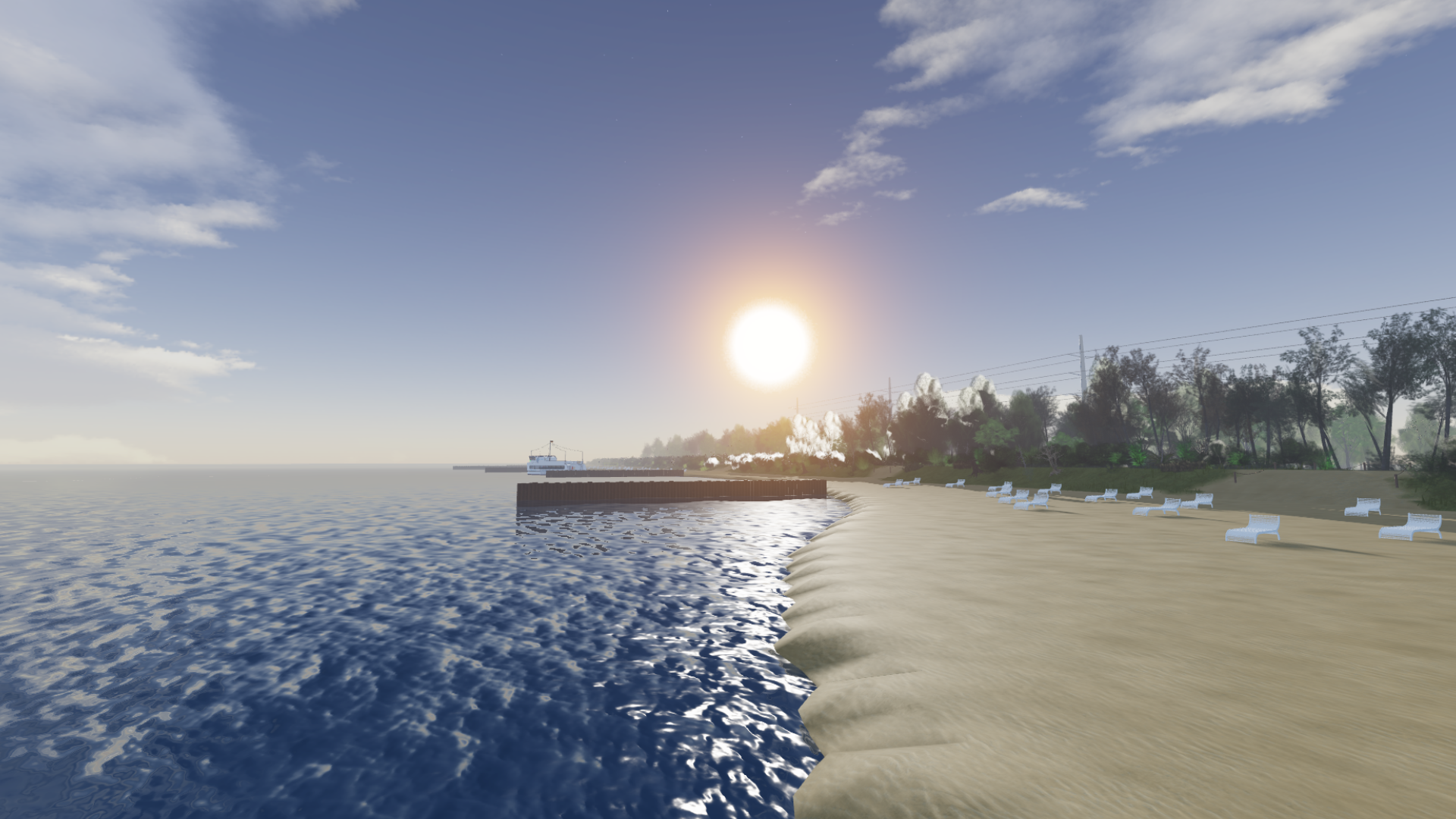 Bluewater Port and Magic Island Map with high realistic details ...