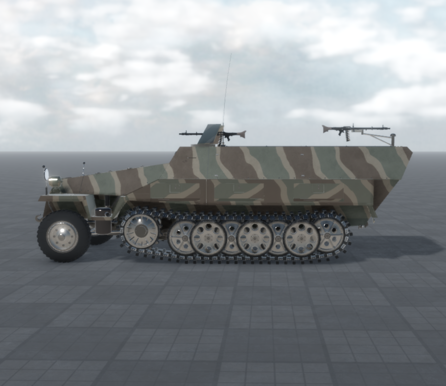 German WW2 Half-Track, SD.Kfz 251. – Clearly Development