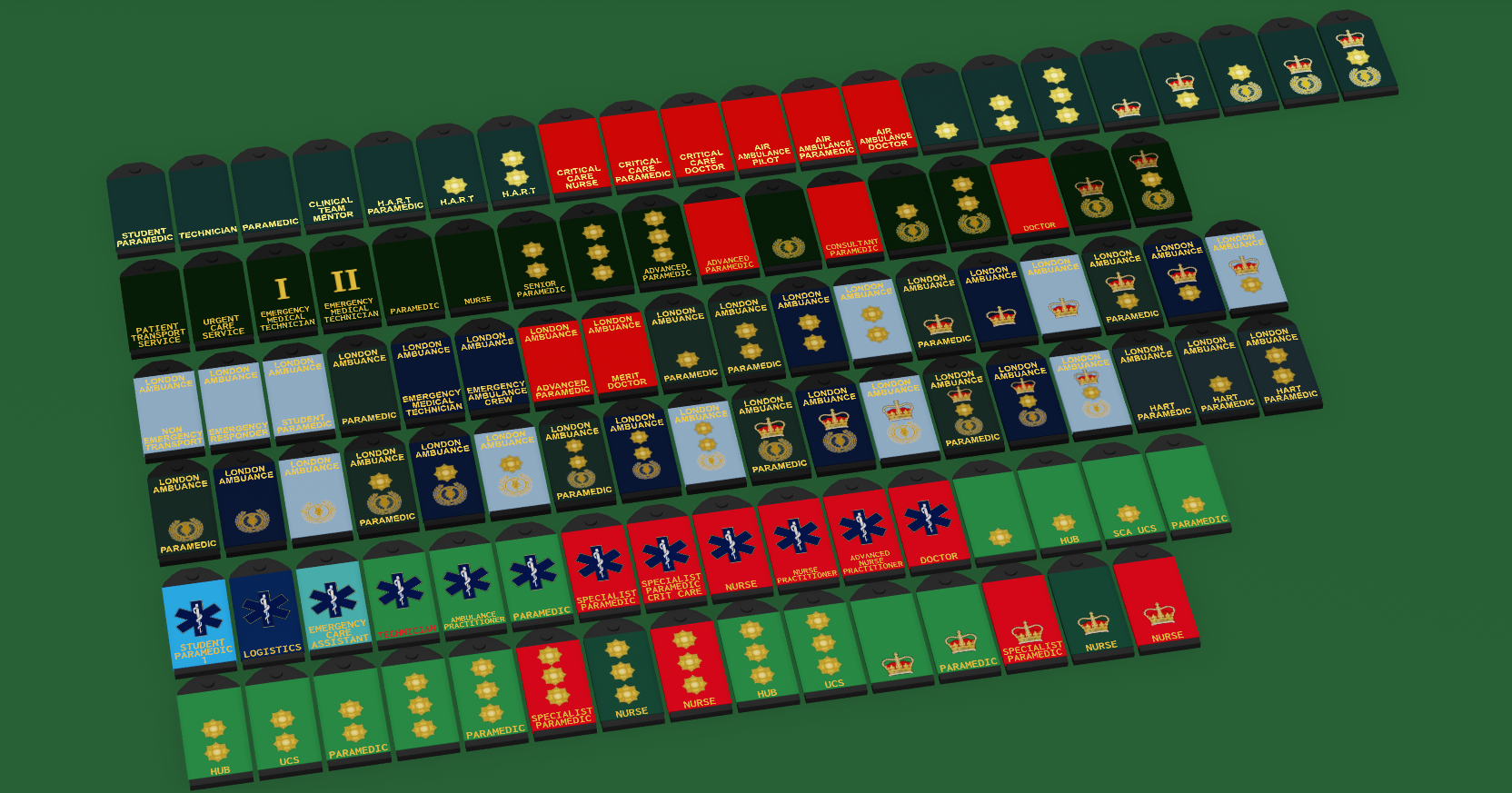 Realistic Generic Ambulance Service Uniform + Rank Epaulettes – Clearly ...