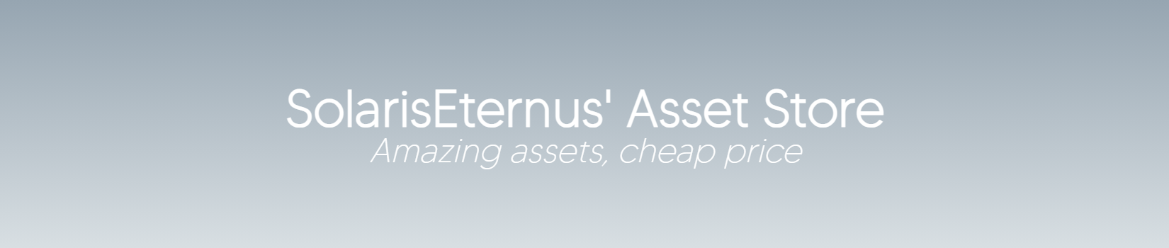 SolarisEternus Asset Store – Products – Clearly Development