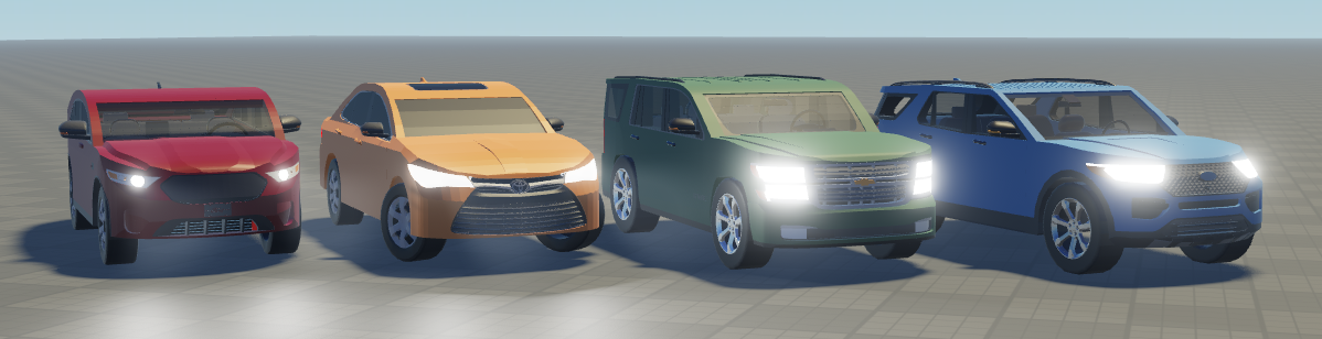 SUV & Sedan CSG Car Pack – Clearly Development