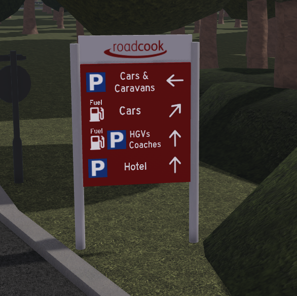 UK Motorway Services Signs – Clearly Development