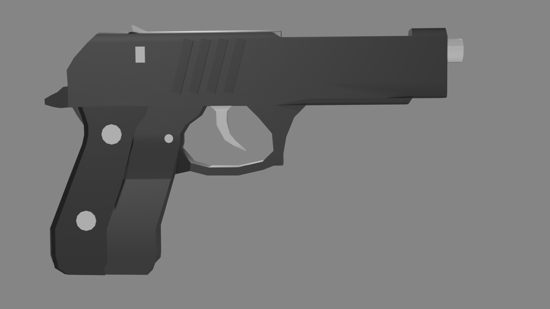 Low Poly Pistol – Clearly Development