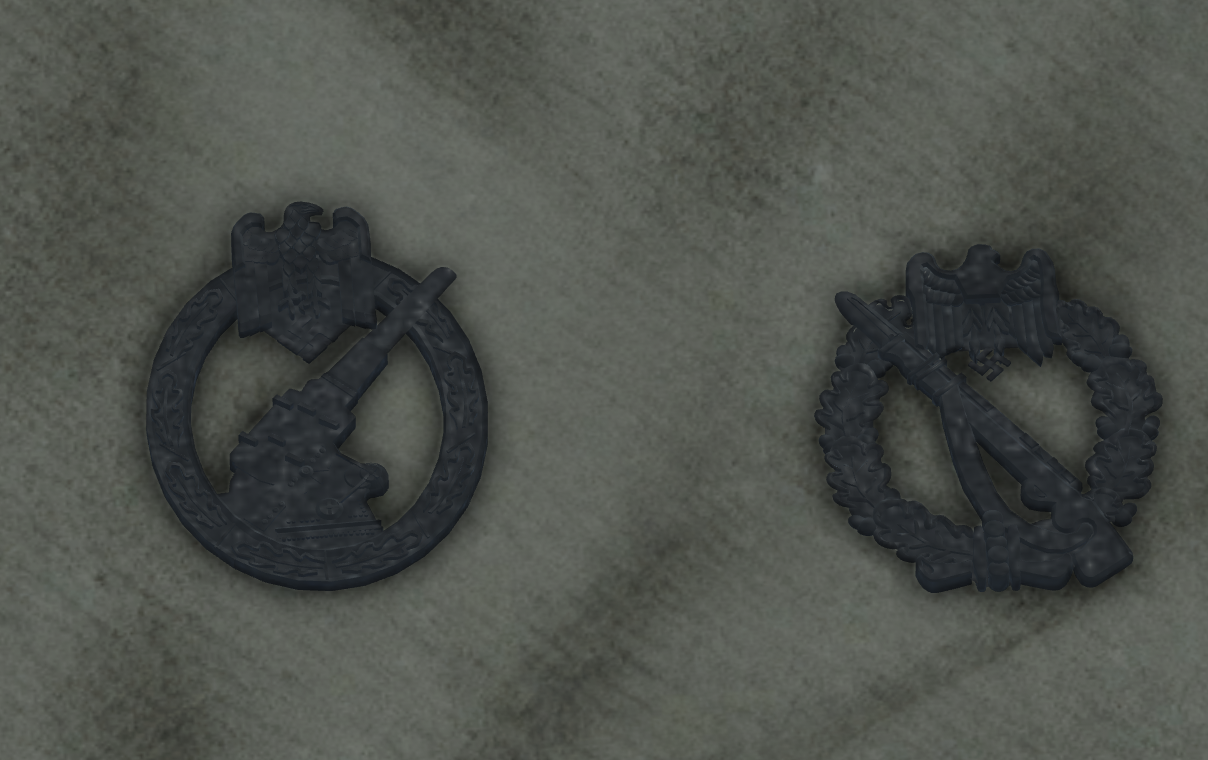 German WW2 Medal Set 3D Awards. – Clearly Development