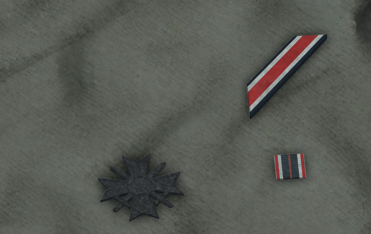 German WW2 Medal Set 3D Awards. – Clearly Development