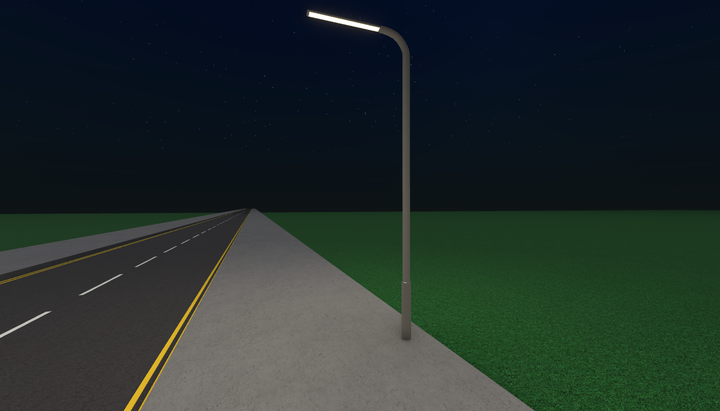 Modern Street Light (Scripts Included, Easy to Edit, Fully Mesh ...
