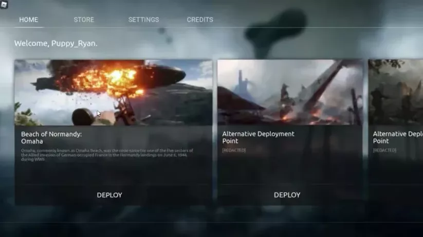 Battlefield Menu – Clearly Development