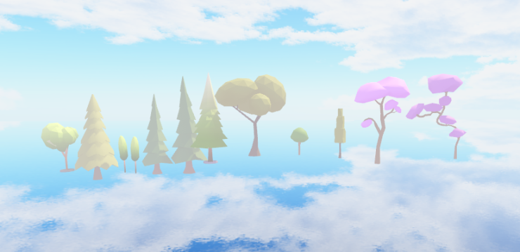 Low Poly Tree Pack With 12 Trees. Includes Japanese Trees – Pine Trees ...