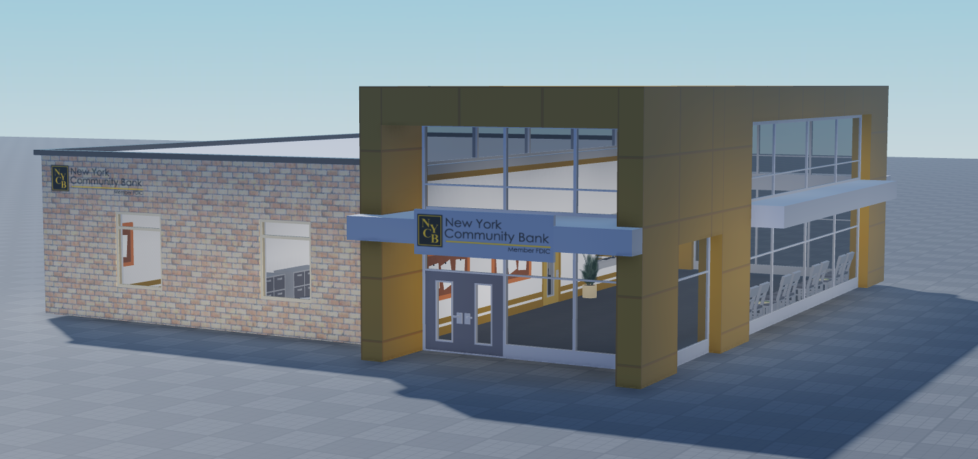 Bank Building w/ Interior – Clearly Development