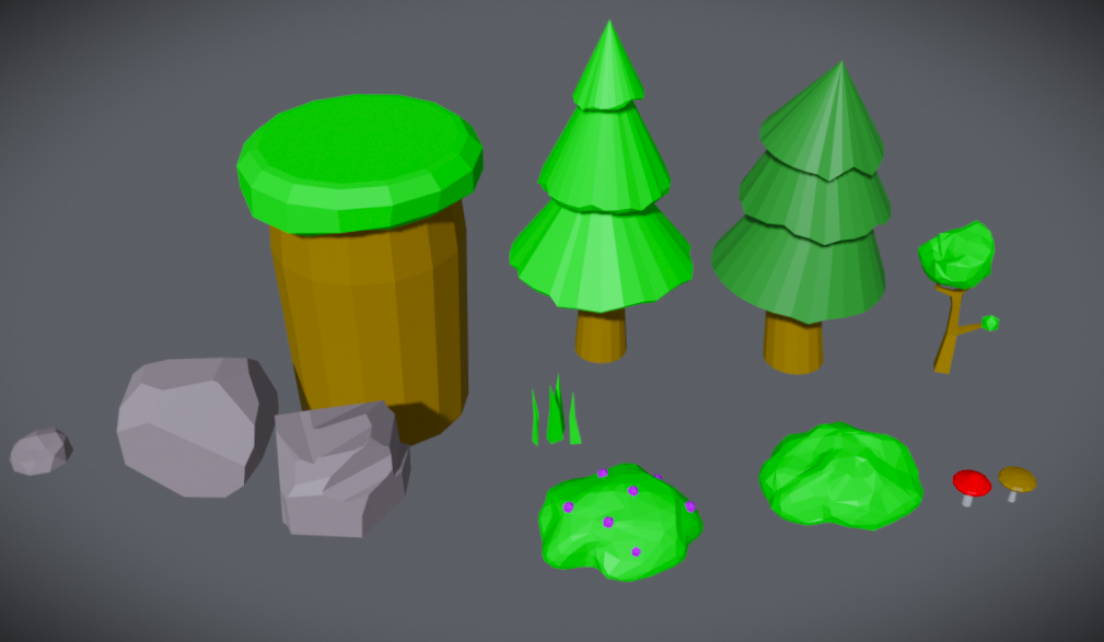 low poly asset pack nature – Clearly Development