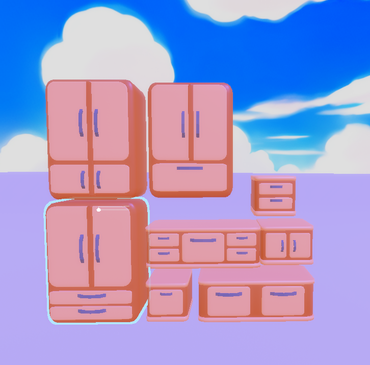 Low poly – Furniture pack – Clearly Development