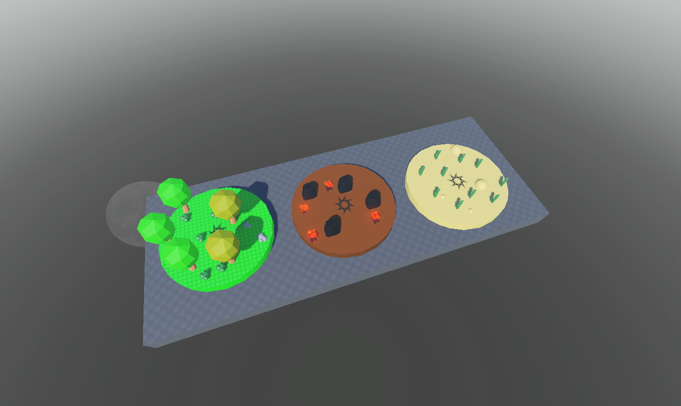 Low Poly 3 Maps With Assets For A Sword Game – Clearly Development