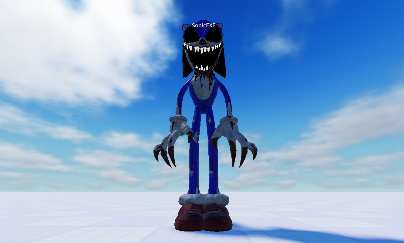 Sonic EXE Model – Clearly Development