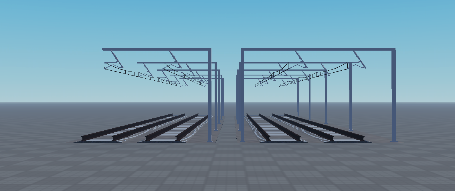 Metrolink Overhead Wire Track Pieces – Clearly Development