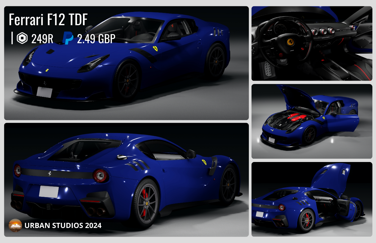 Ferrari F12 TDF – Clearly Development