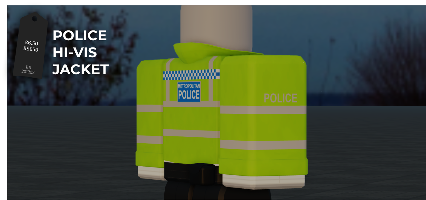 Metropolitan Police – Hi-Vis Jacket – Clearly Development