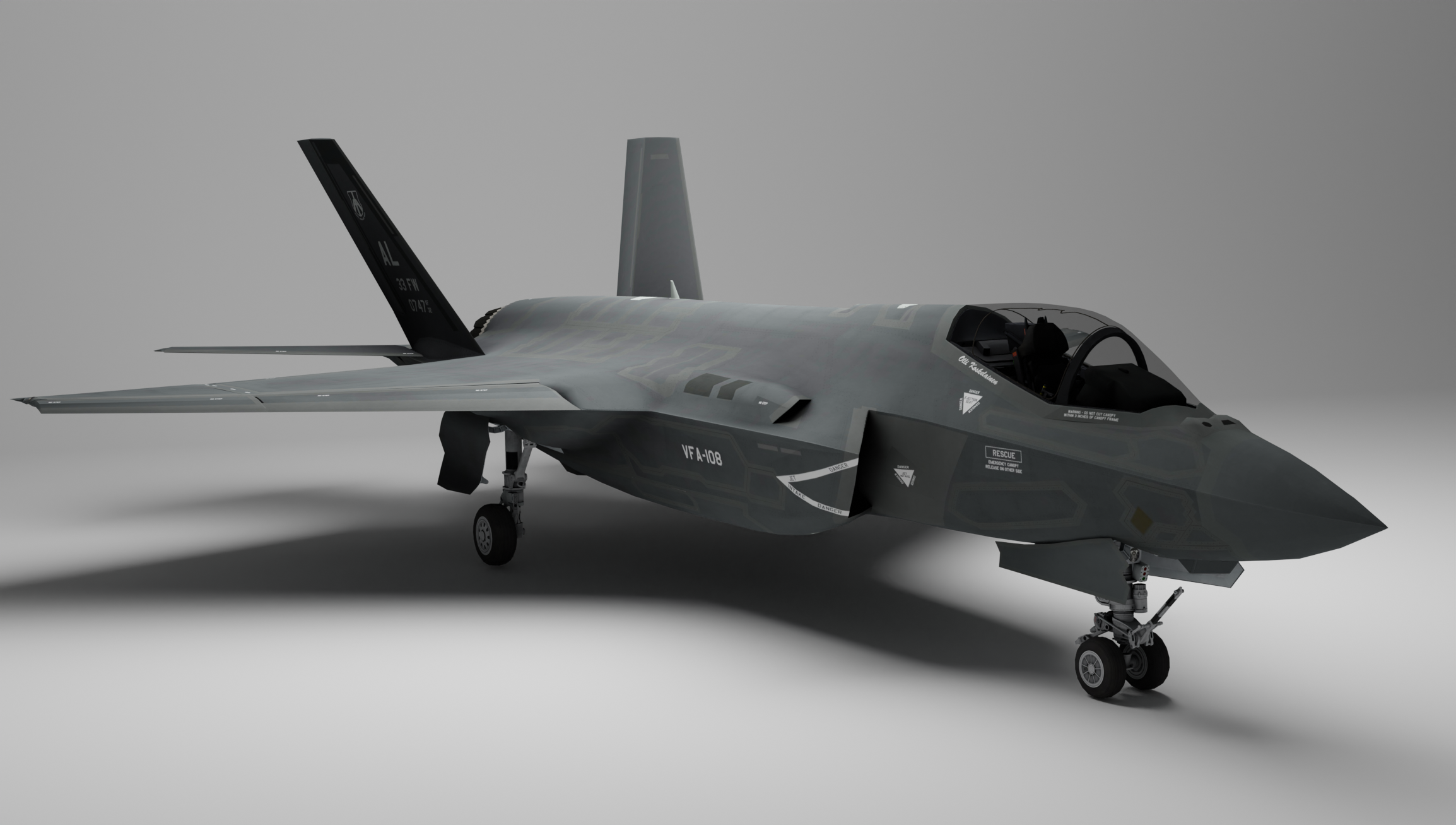 F-35 ( Modeled interior) – Clearly Development