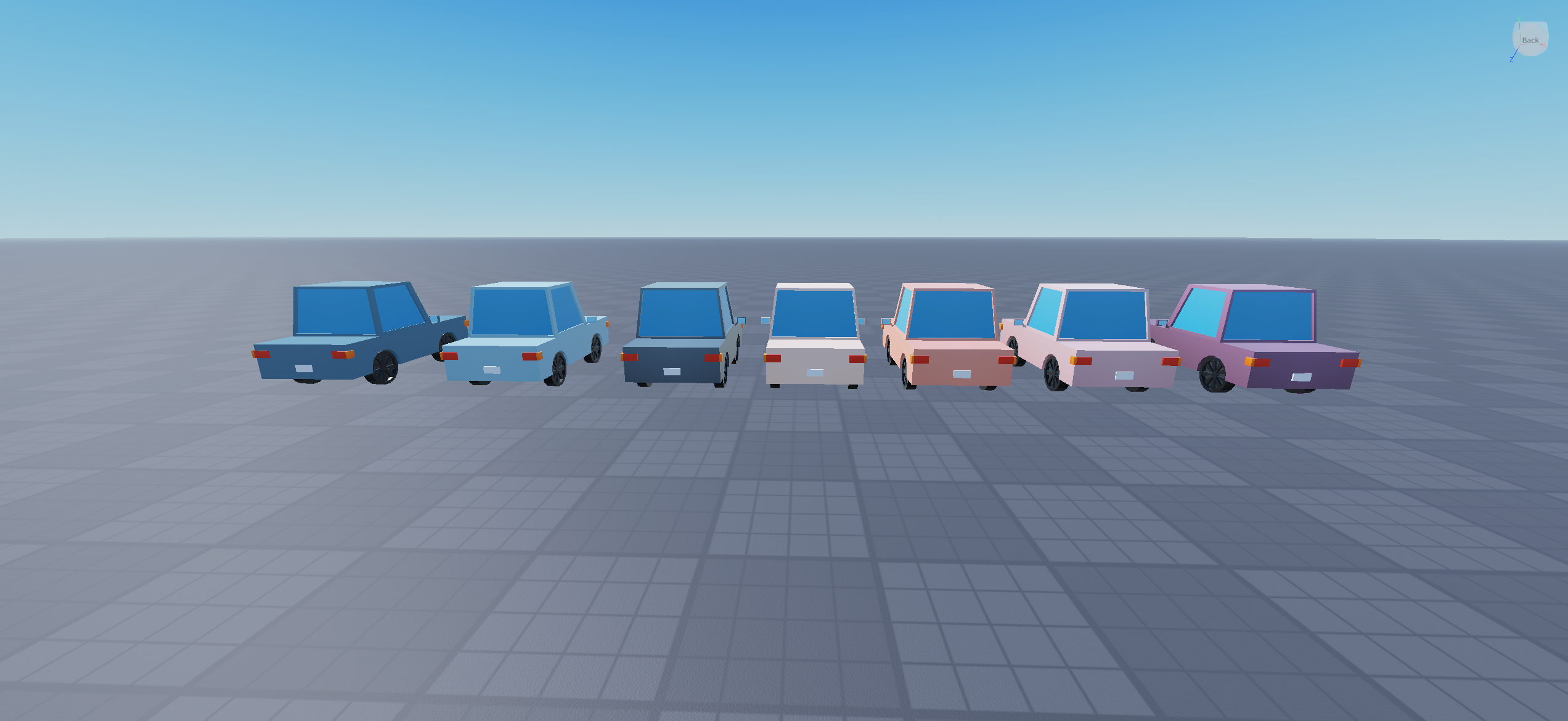 Low poly car pack vol7 -7 different colors car – Clearly Development