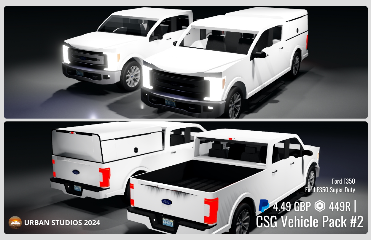 Ford F350 and Ford F350 Super Duty CSG Vehicle Pack – Clearly Development